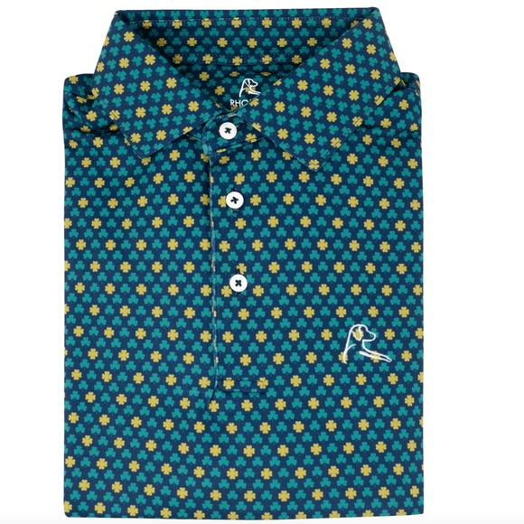 Rhoback | Shirts | Rhoback The Four Leaf Mens Short Sleeve Performance ...